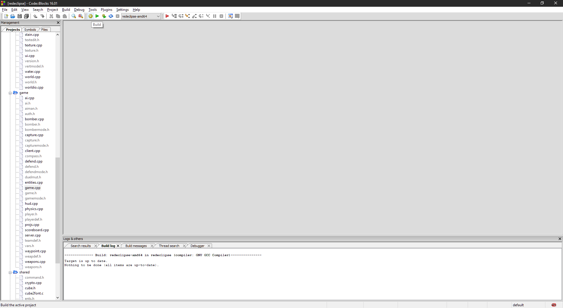 Red Eclipse Documentation Debug